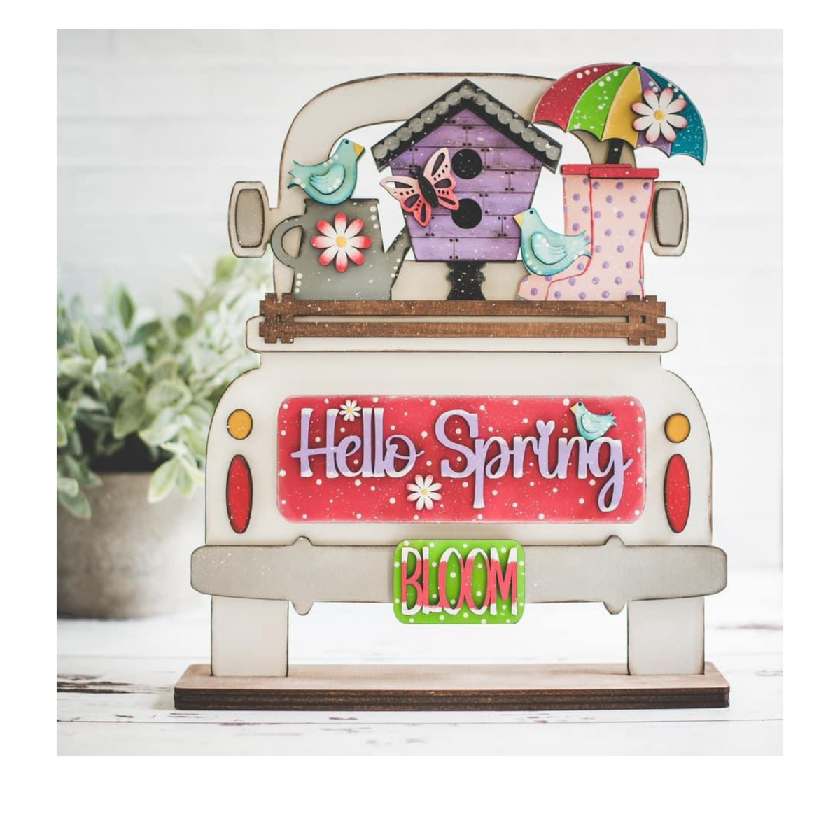 Hello Spring Add-on Kit for Interchangeable Farmhouse Truck and Sign ...
